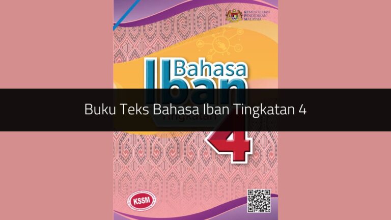√ Buku Teks Bahasa Iban Tingkatan 4 (Download PDF)
